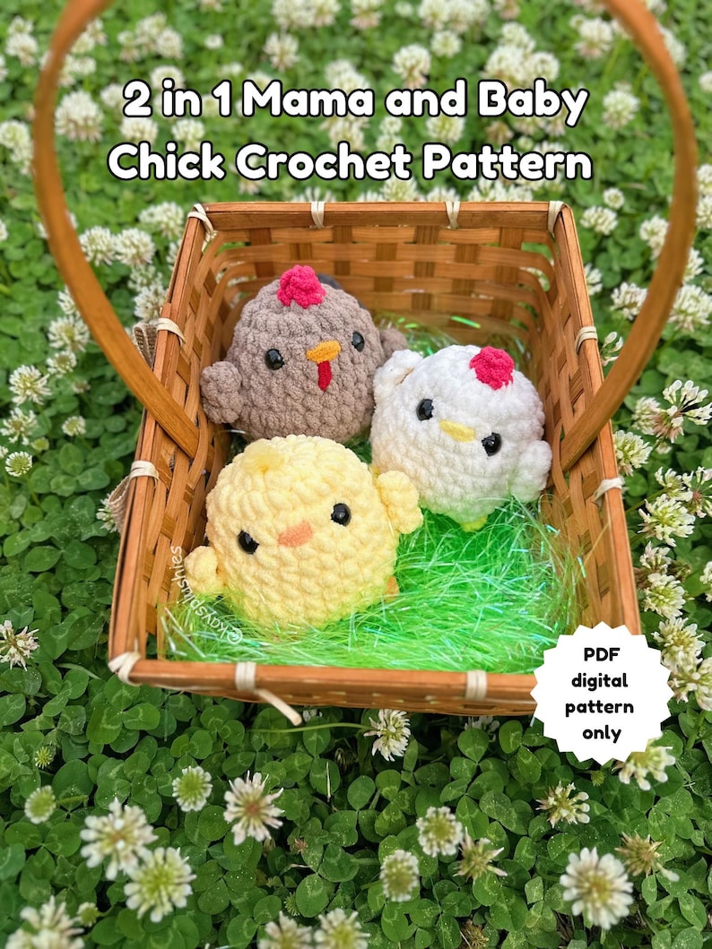Chicken Crochet Pattern- PDF Download Only - Etsy