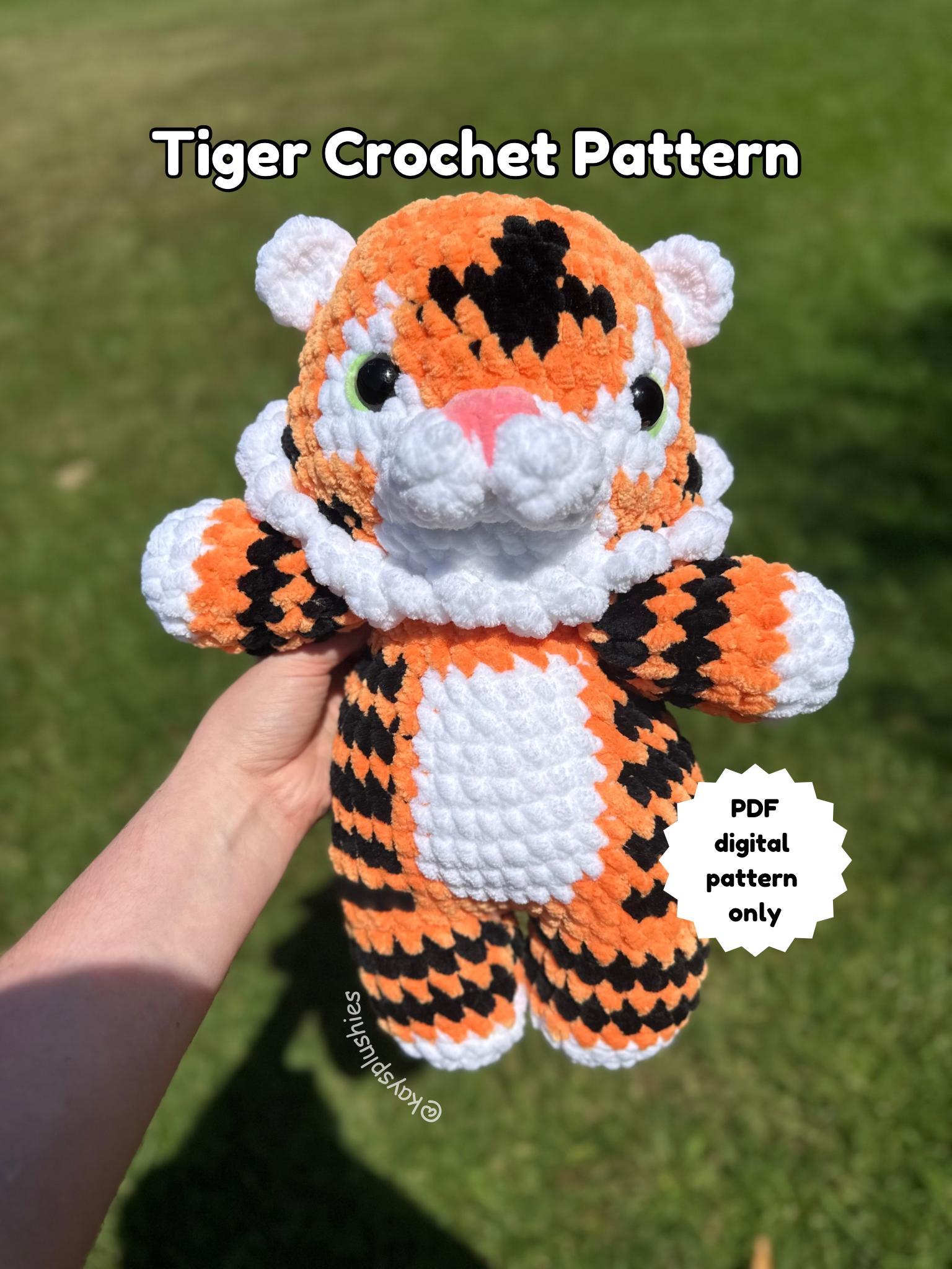 Tiger Crochet Pattern Digital Download PDF - Etsy