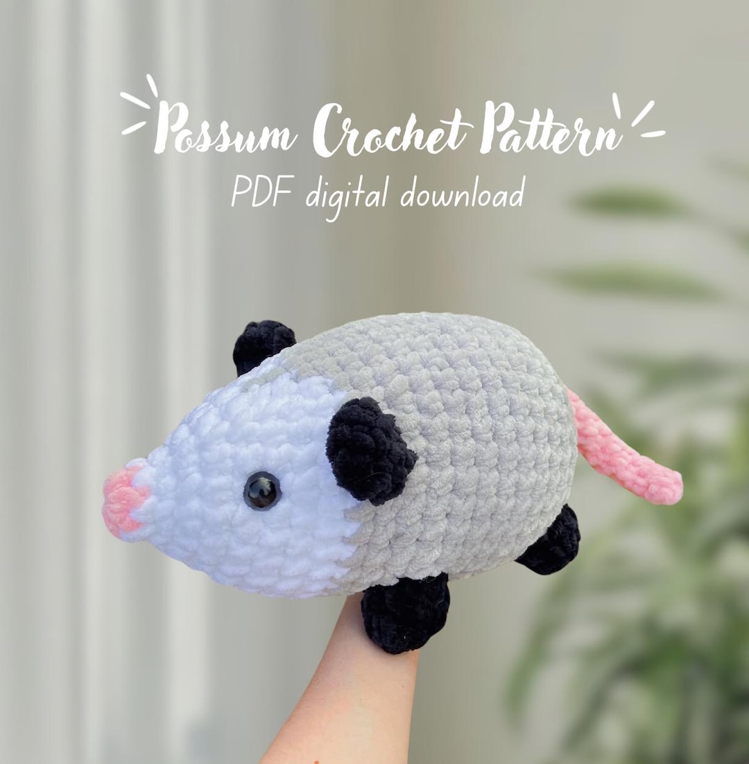Crochet Possum Pattern PDF DIGITAL DOWNLOAD Only - Etsy