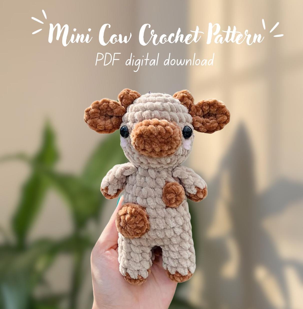 Baby Cow Pattern PDF Digital Download Only - Etsy