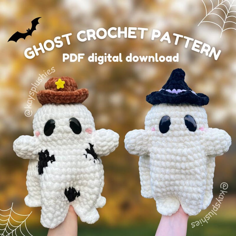 Crochet Ghost Pattern - Etsy