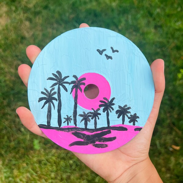 Cd Painting - Etsy