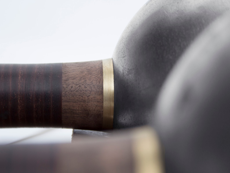 MALLET Dumbbell Set 20lbs Handmade Dumbbells Beautiful Free Weights ...