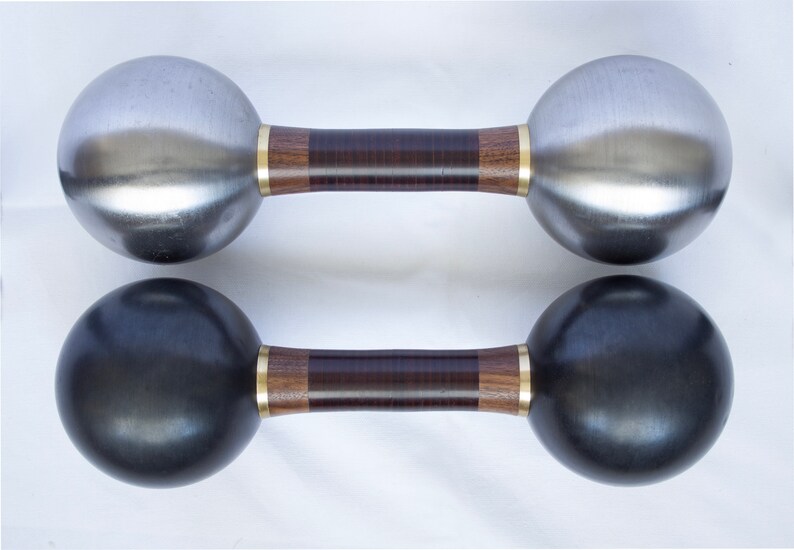 MALLET Dumbbell Set 20lbs Handmade Dumbbells Beautiful Free Weights ...