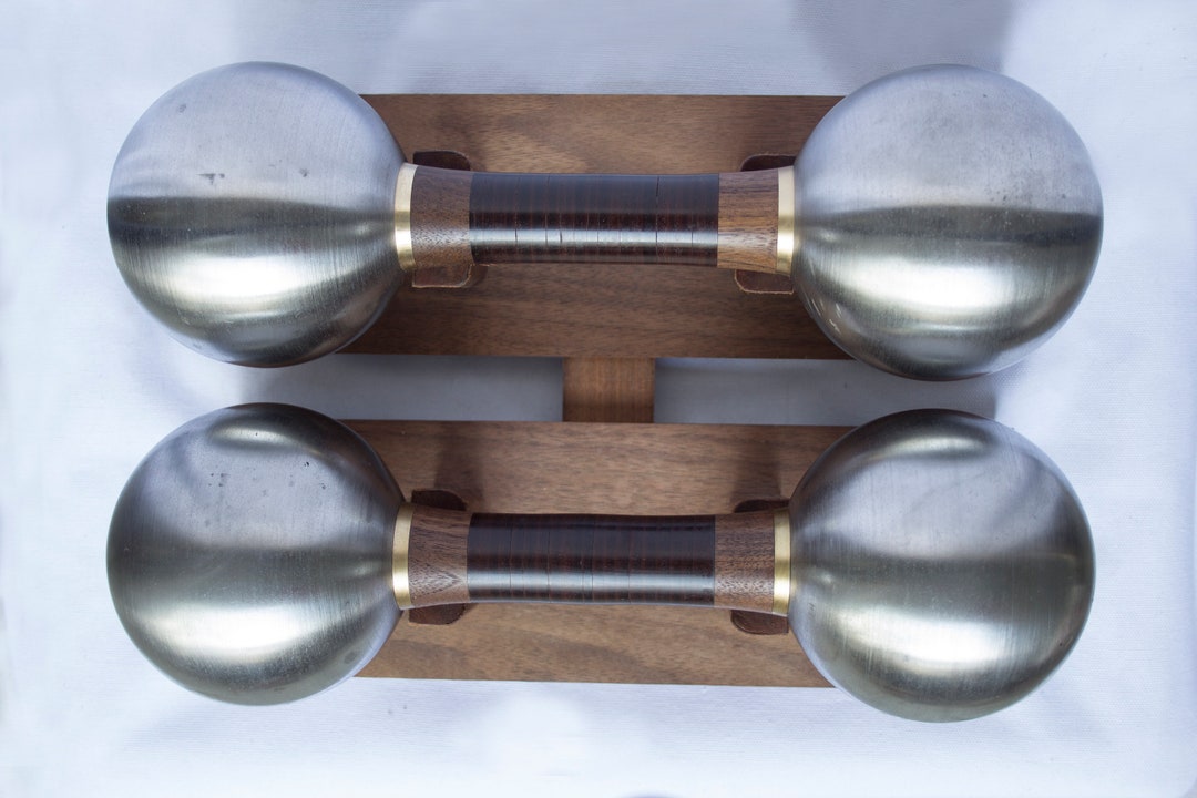 MALLET Dumbbell Set 20lbs Handmade Dumbbells Beautiful Free Weights ...