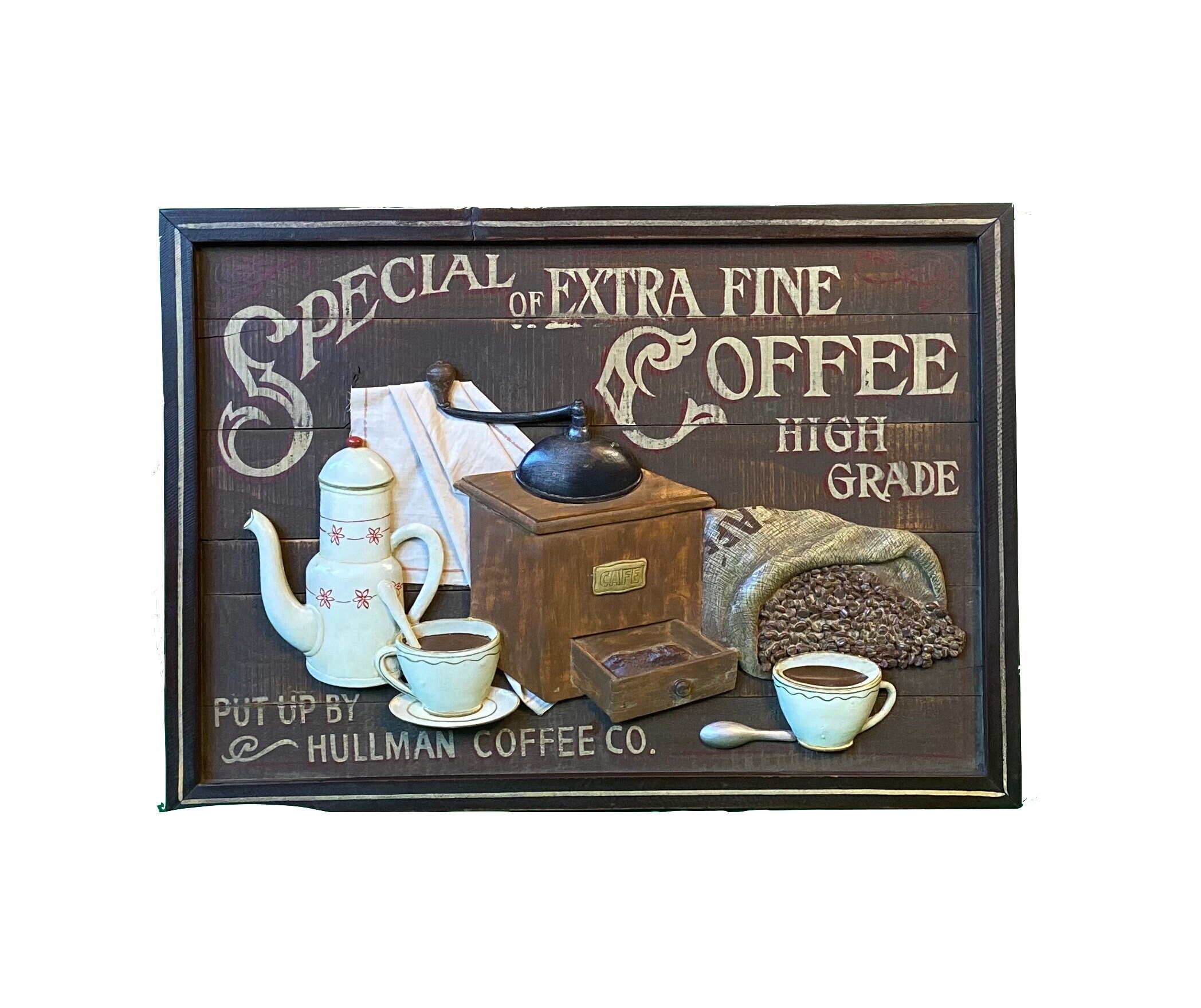 Vintage Coffee Bar Sign Wood Cafe Restaurant Wall Décor - Etsy