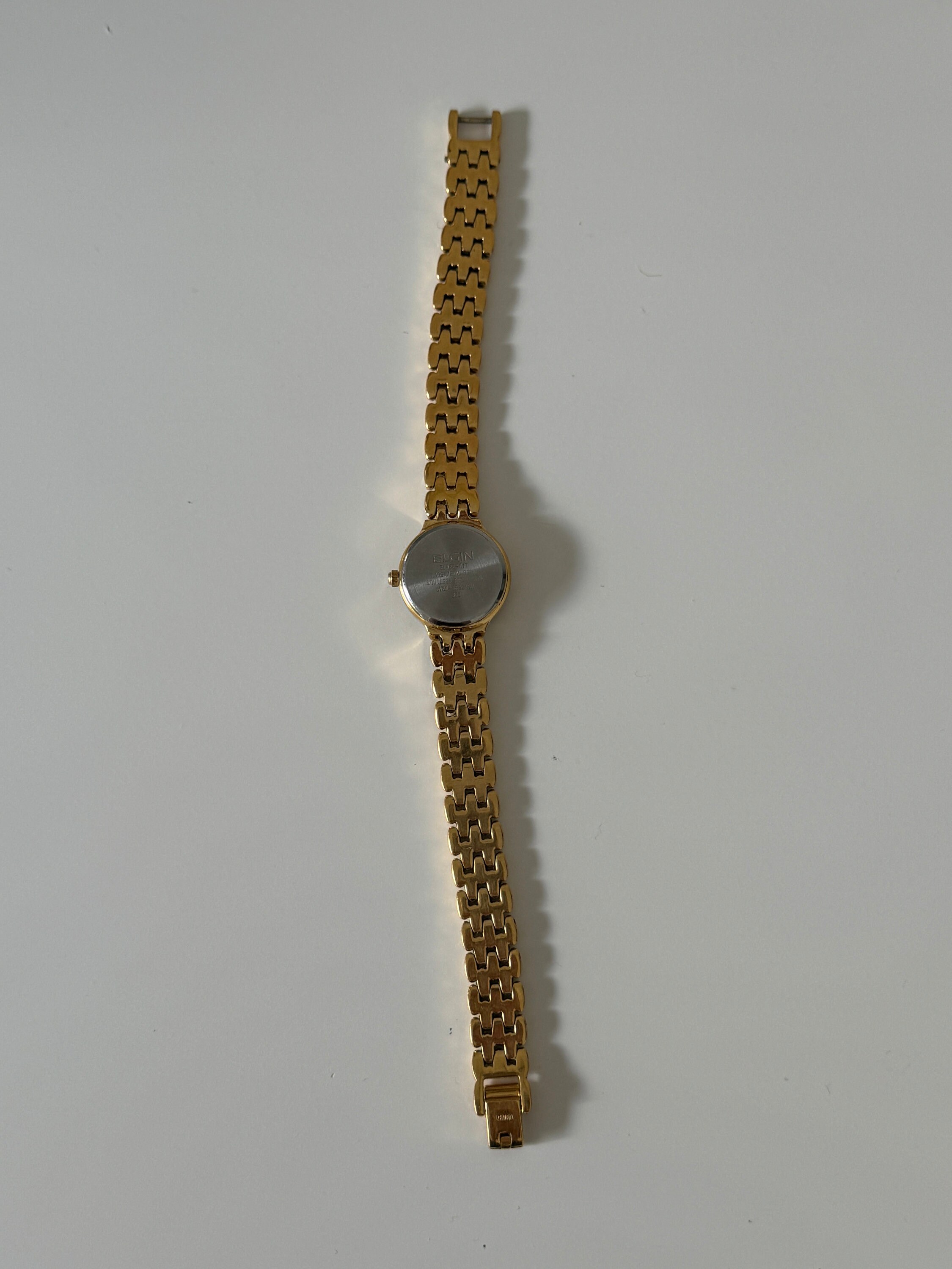 Vintage Circle Elgin Wristwatch With Gemstone Details - Etsy