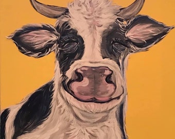 Smiling Cow - Etsy