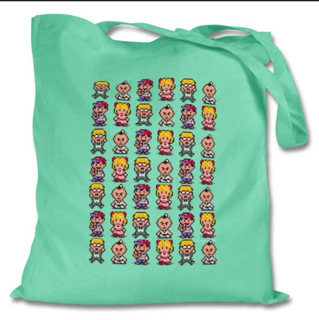 Earthbound Tote Bag Nintendo Mother Nes Snes Pixel - Etsy