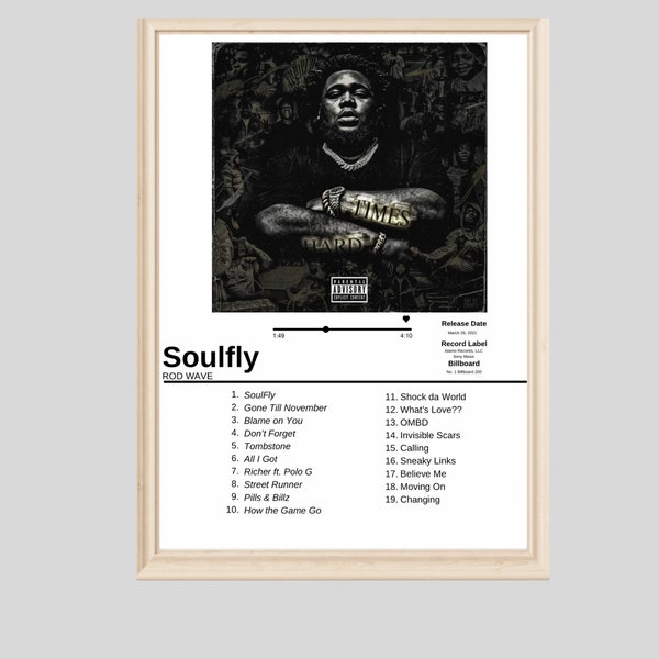 Rod Wave Album Tapestry - Etsy