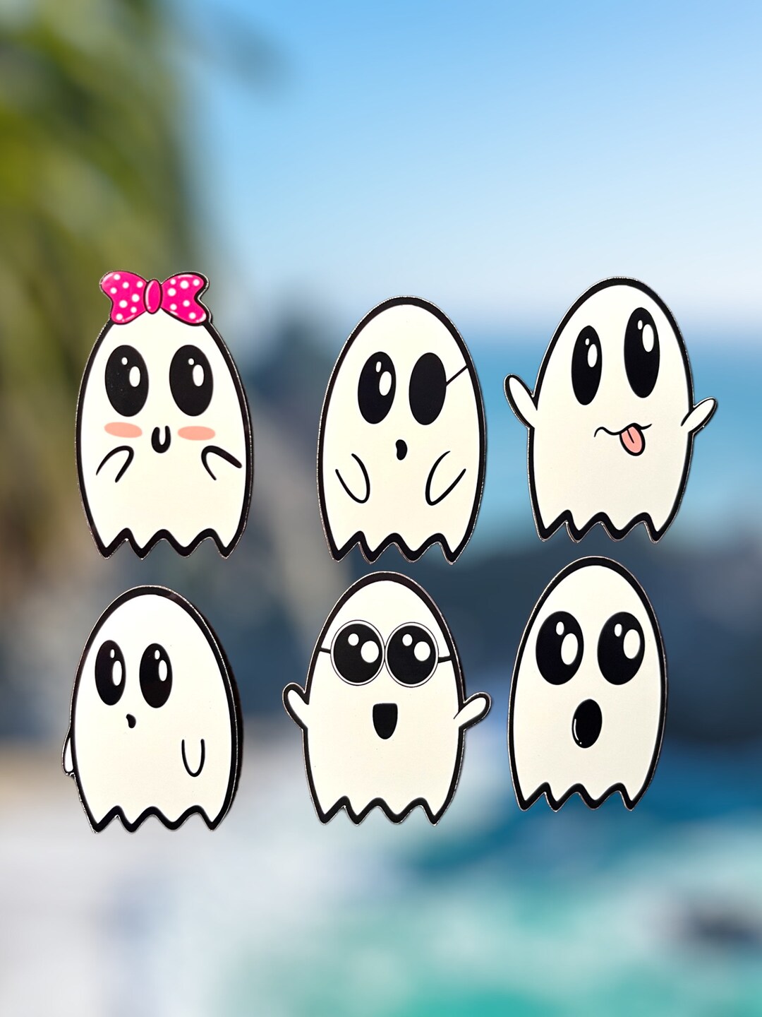 Ghost Sticker Six Pack Sticker Pack Vinyl Sticker Pack - Etsy