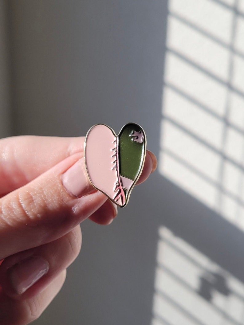 Pink Princess Philodendron Leaf Soft Enamel Pin - Etsy