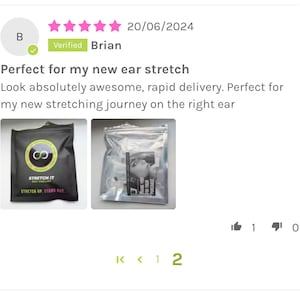 Glass Ear Stretching Kit | Pain-free 0.5mm Jump Dead Stretching Kit ...