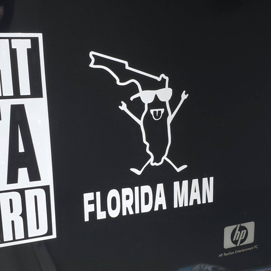 The Iconic Florida Man (decal) - Etsy