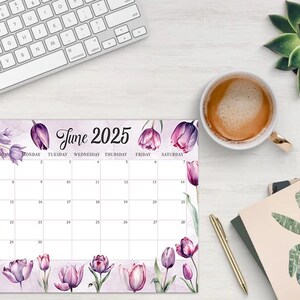 EDITABLE August 2024 Calendar, Retro Aesthetic 70s Daisy, Retro Styled ...