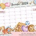 EDITABLE December 2024 Calendar, Christmas Sweets & Drinks, Printable ...
