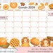EDITABLE November 2024 Calendar, Watercolor Thanksgiving Day, Cute ...