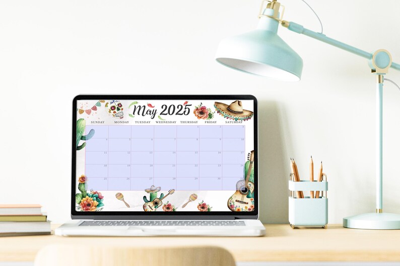 EDITABLE May 2025 Calendar, Cinco De Mayo Planner, Monthly Planner ...