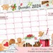 EDITABLE December 2024 Calendar, Christmas Sweets & Drinks, Printable ...