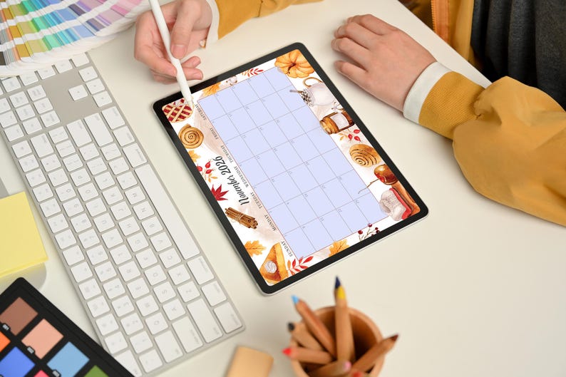 EDITABLE November 2026 Calendar, Cozy Autumn Mood, Beautiful Fall ...