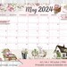 EDITABLE May 2023 Calendar, English Garden, Spring Vibe, Monthly ...
