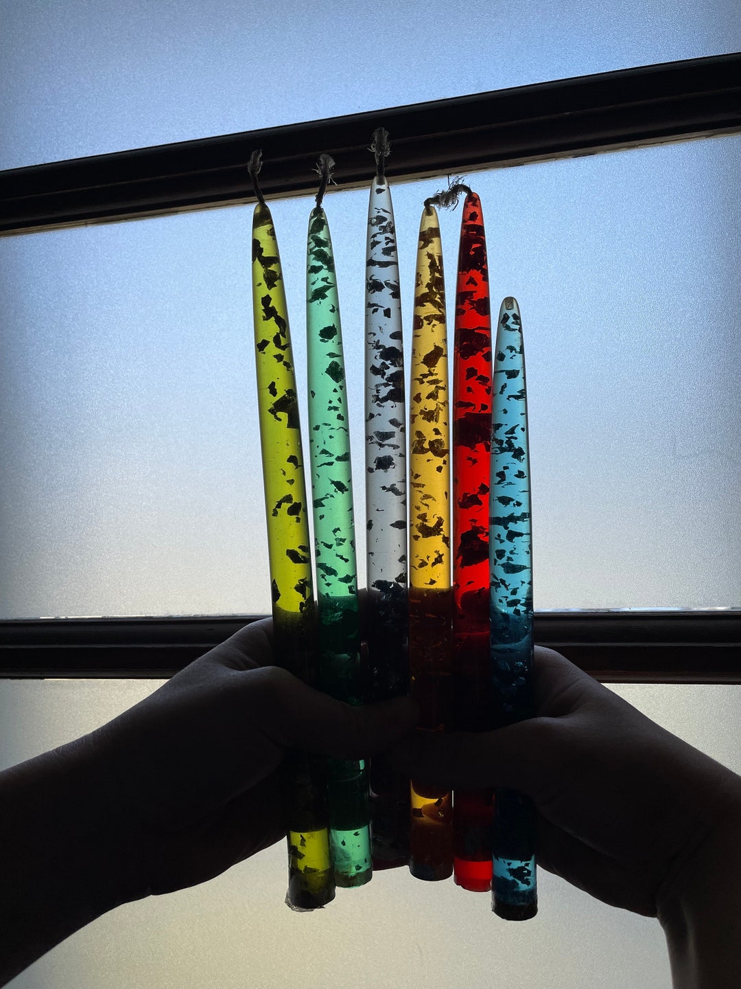 12 Inch Lucite Candles - Etsy