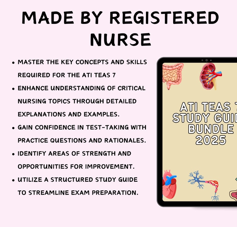 The Complete ATI TEAS 7 Study Guide 2025 - Etsy