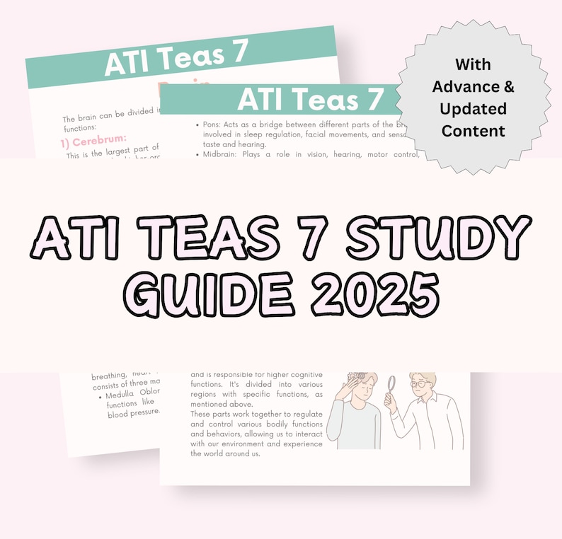 The Complete ATI TEAS 7 Study Guide 2025 - Etsy
