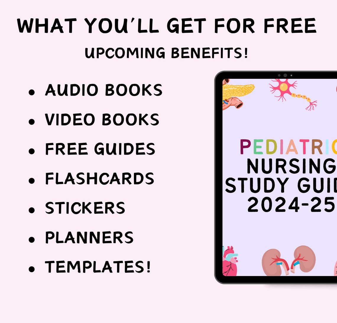 Pediatrics Nursing Study Guide Bundle, Nursing School Notes, Nursing ...