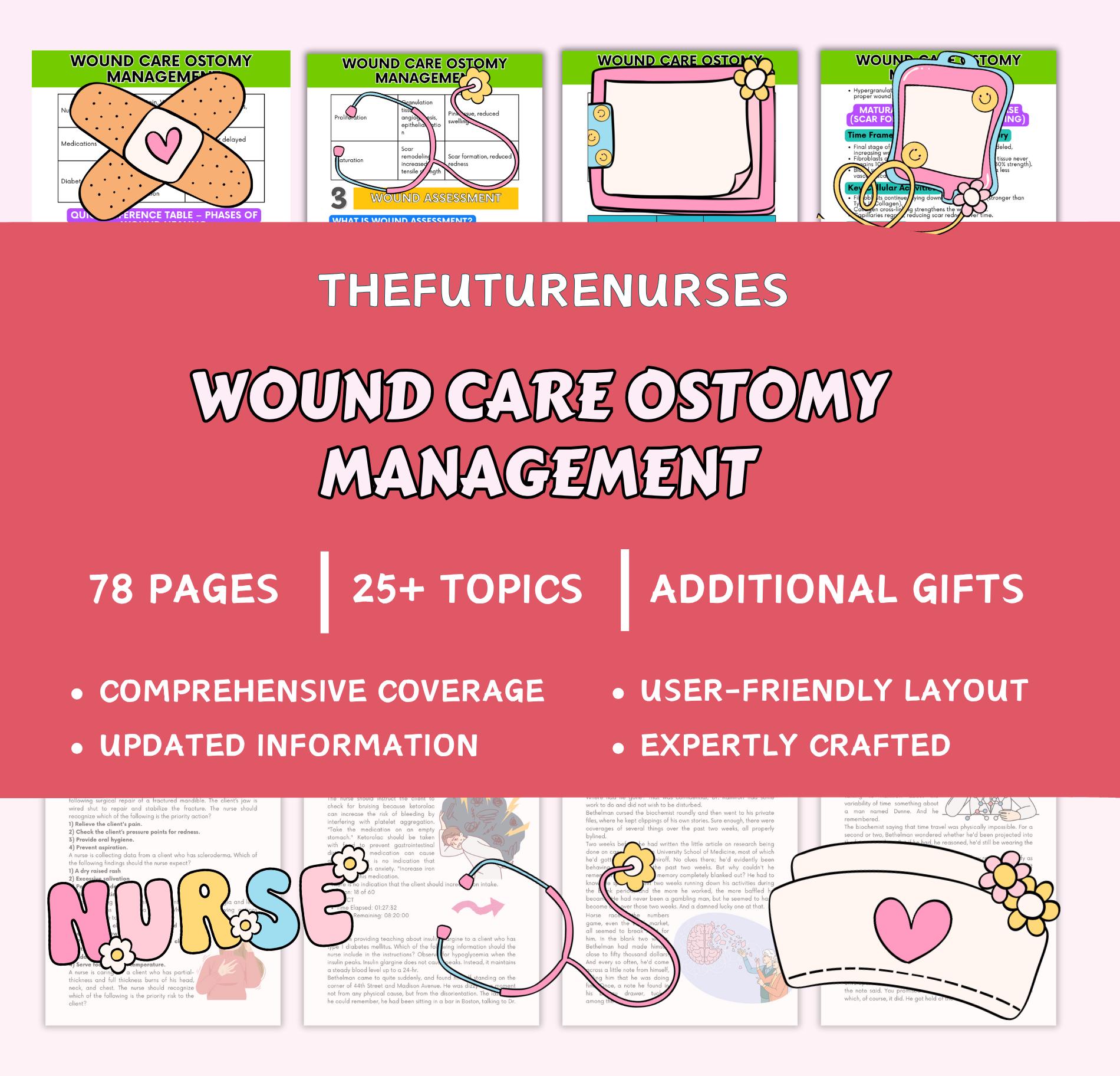 Wound & Ostomy Care Guide: Nursing Quick Reference (PDF Download - Etsy