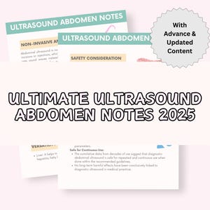 Abdomen Ultrasound Study Guides Comprehensive Ultrasound School ...