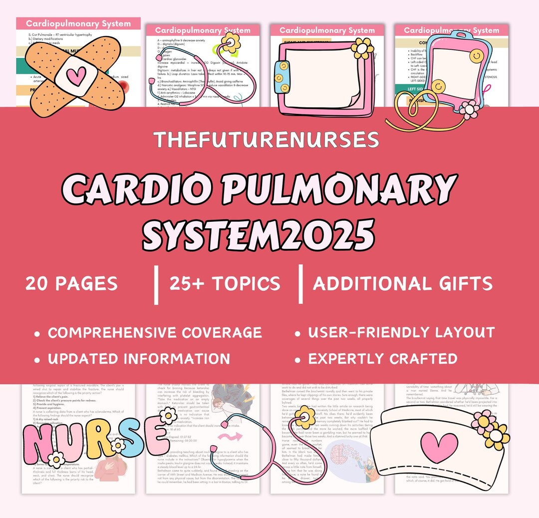 Cardiovascular System Study Guide: Anatomy & Physiology Notes (digital ...