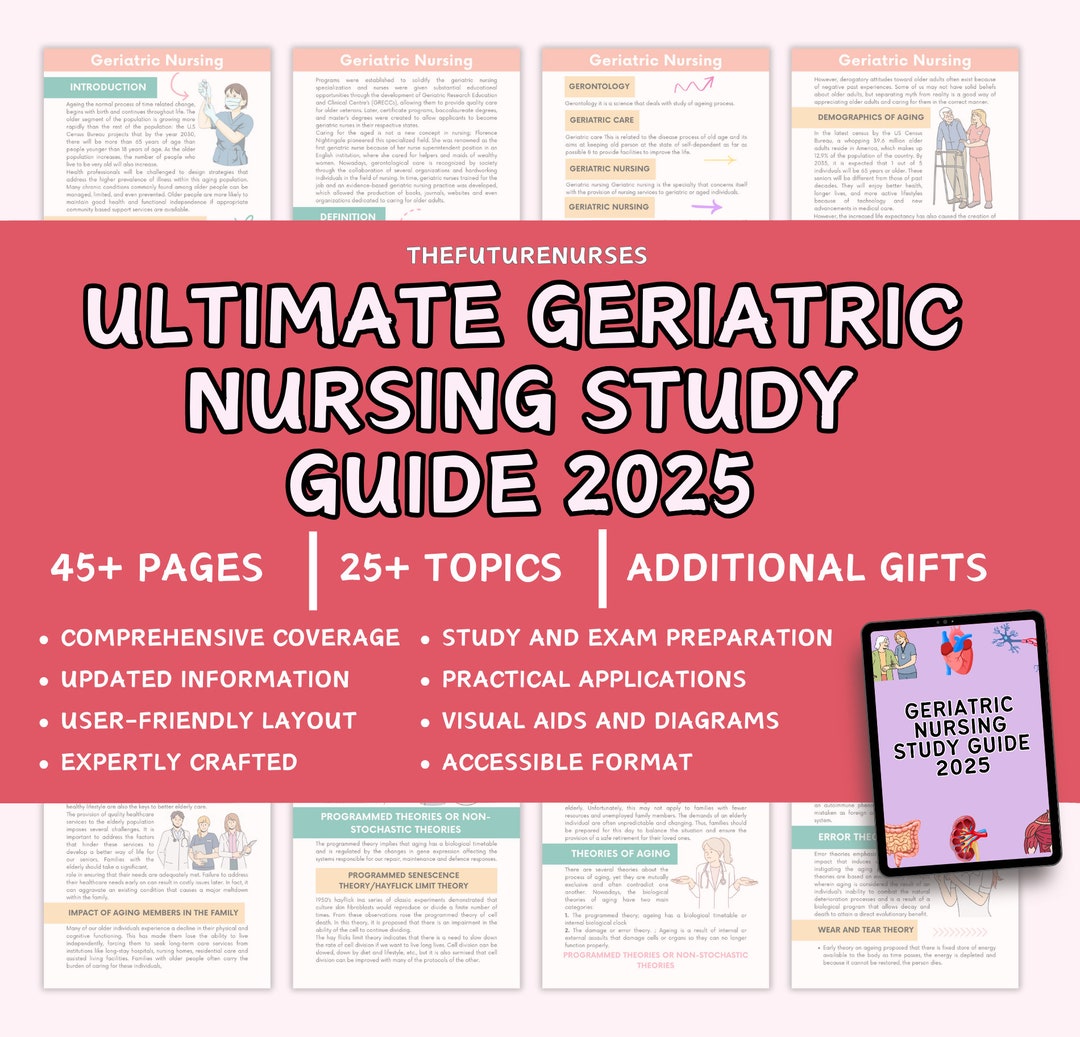 Geriatric Nursing Notes for Nursing Students 2025- Complete Collection ...
