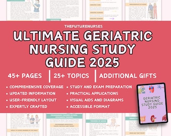 Geriatric Nursing Theory older Adult Health Notes for Nursing Students ...