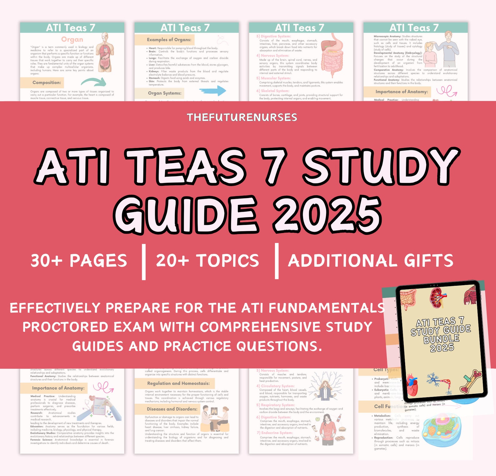 The Complete ATI TEAS 7 Study Guide 2025 - Etsy