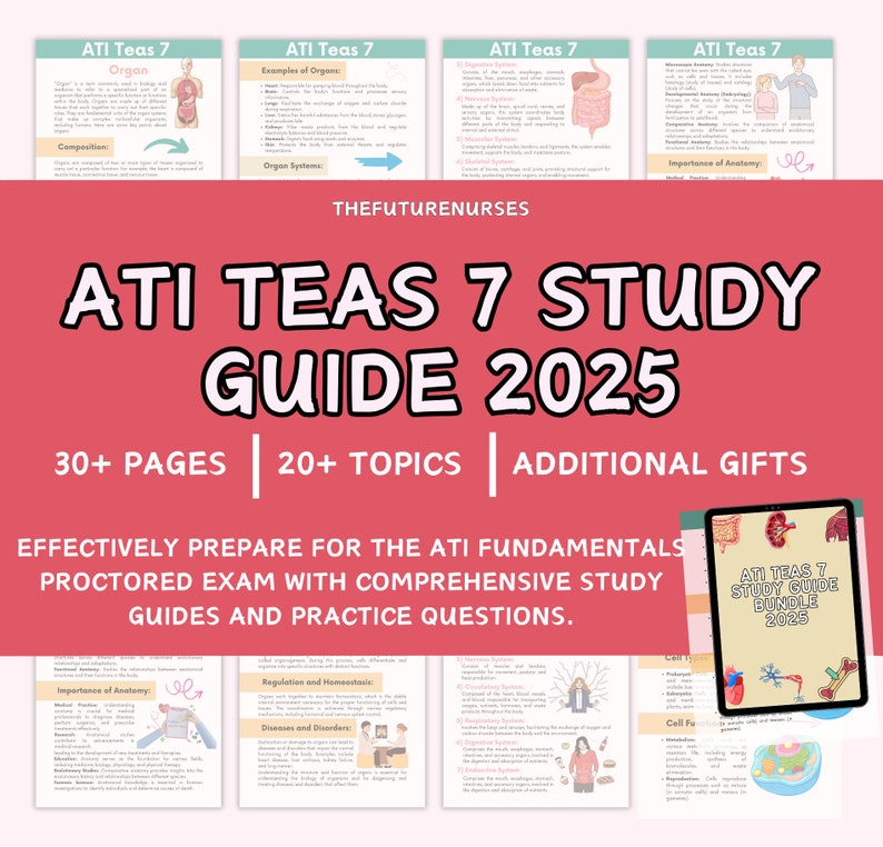 The Complete ATI TEAS 7 Study Guide 2025 - Etsy