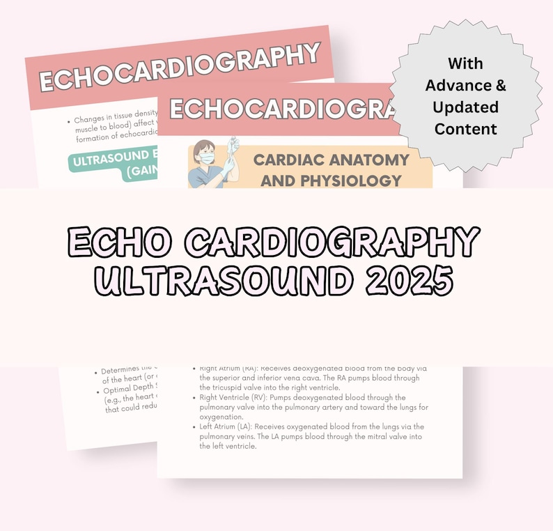 Echocardiography Ultrasound Guide: Cardiac Imaging Techniques Training ...