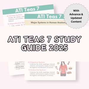The Complete ATI TEAS 7 Study Guide 2025 - Etsy