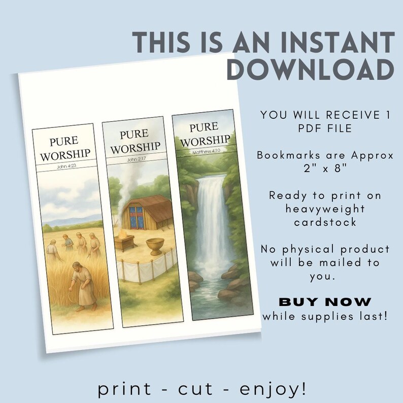 2025 JW Pure Worship Convention Bookmarks | Set of 3 JW Printable ...