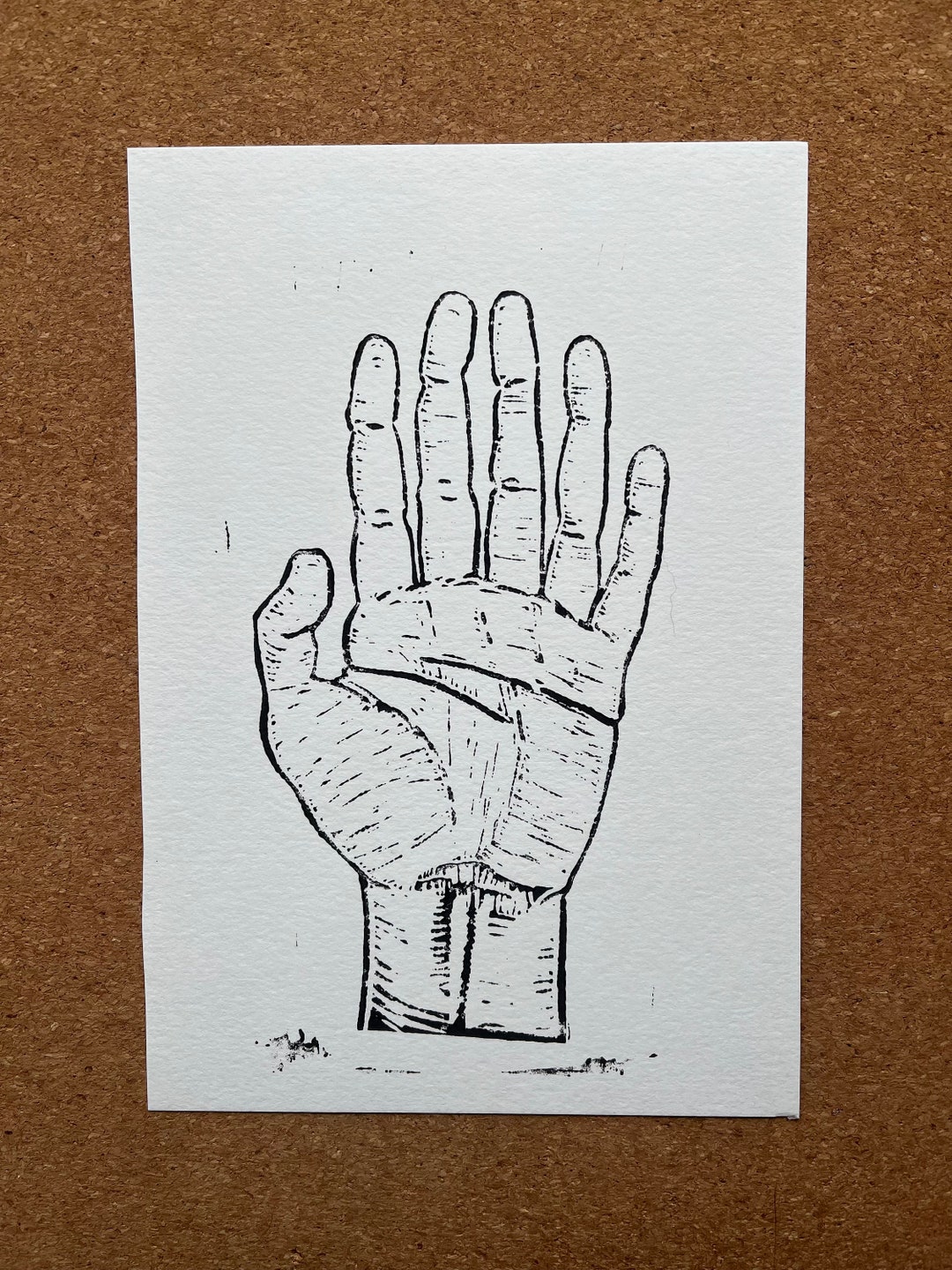 Hannibal Lecter A5 Lino Print - Etsy