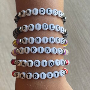 NFL Team Beaclets , Custom Colors , Custom Team Name, Youth Football ...