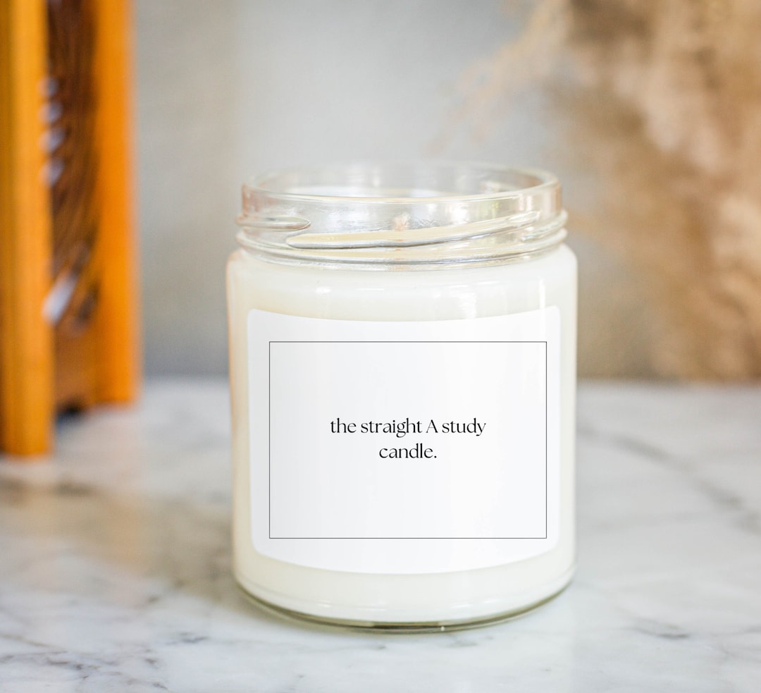 The Straight A Study Candle Good Luck Study Candle Study - Etsy