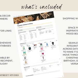 Holiday and Gifting Notion Template: Christmas and Birthday Gift ...