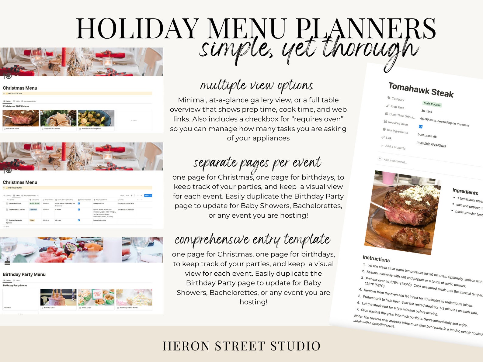 Holiday and Gifting Notion Template: Christmas and Birthday Gift ...