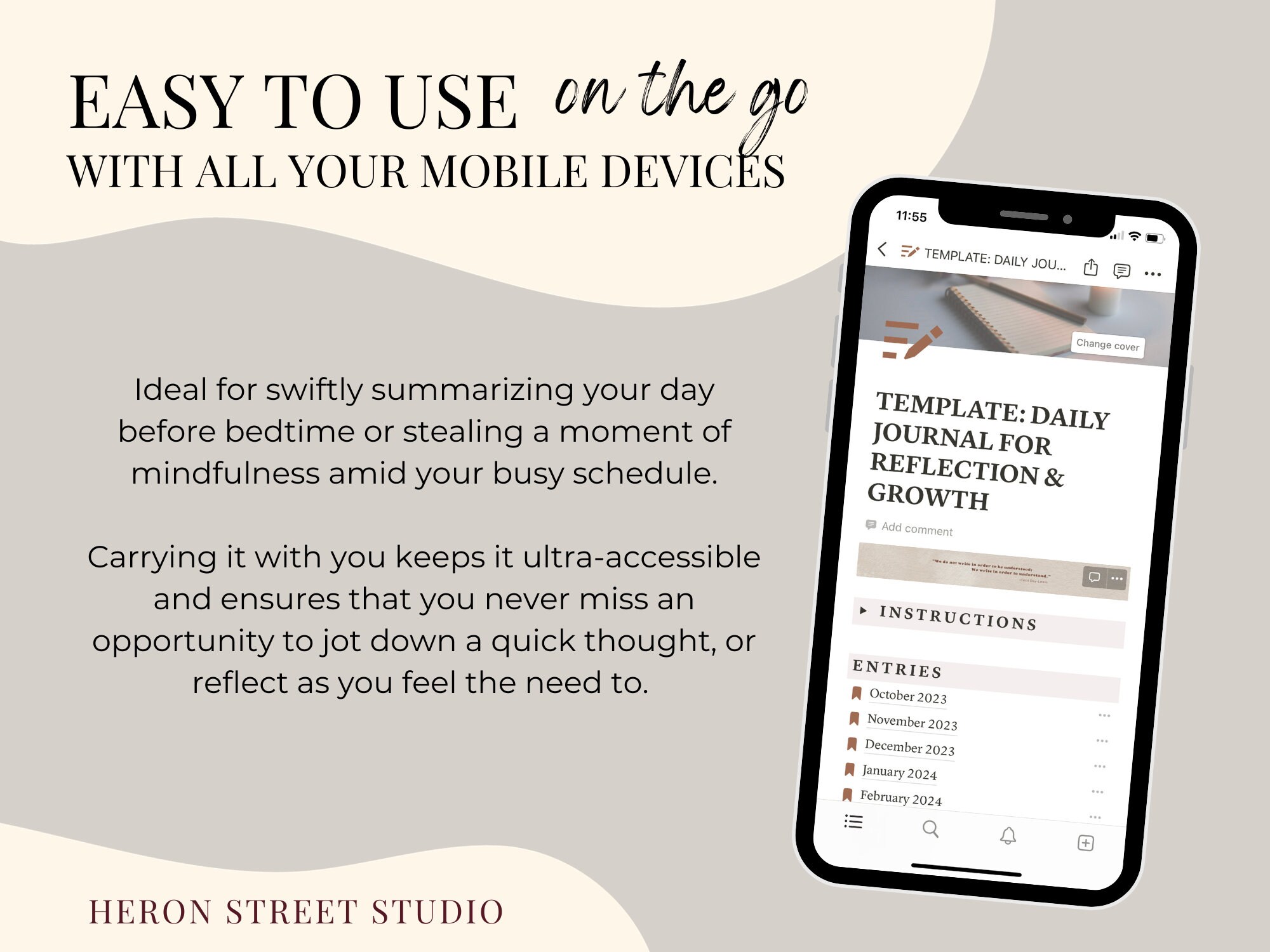 Daily Journal Notion Template for Reflection & Growth. Guided Writing ...