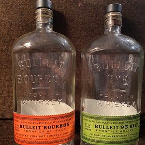 BULLEIT BOURBON Bottles-empty - Etsy