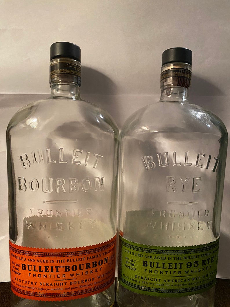 BULLEIT BOURBON Bottles-empty - Etsy