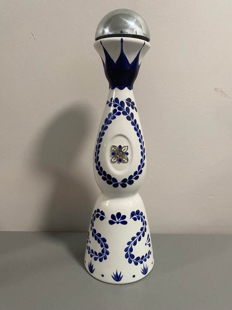 Hand Painted Empty CASA AZUL Repo Bottle (agave, Flower or No Emblem ...