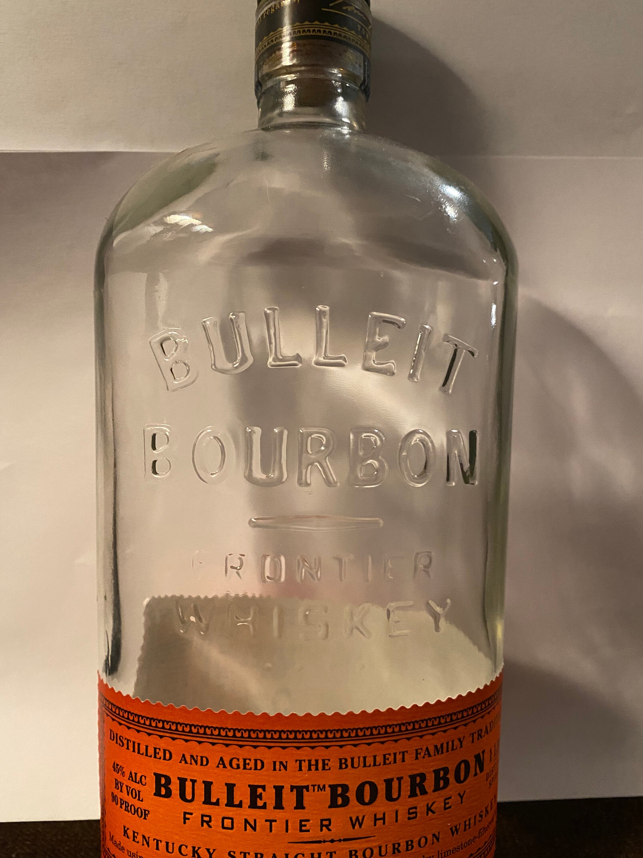 BULLEIT BOURBON Bottles-empty - Etsy