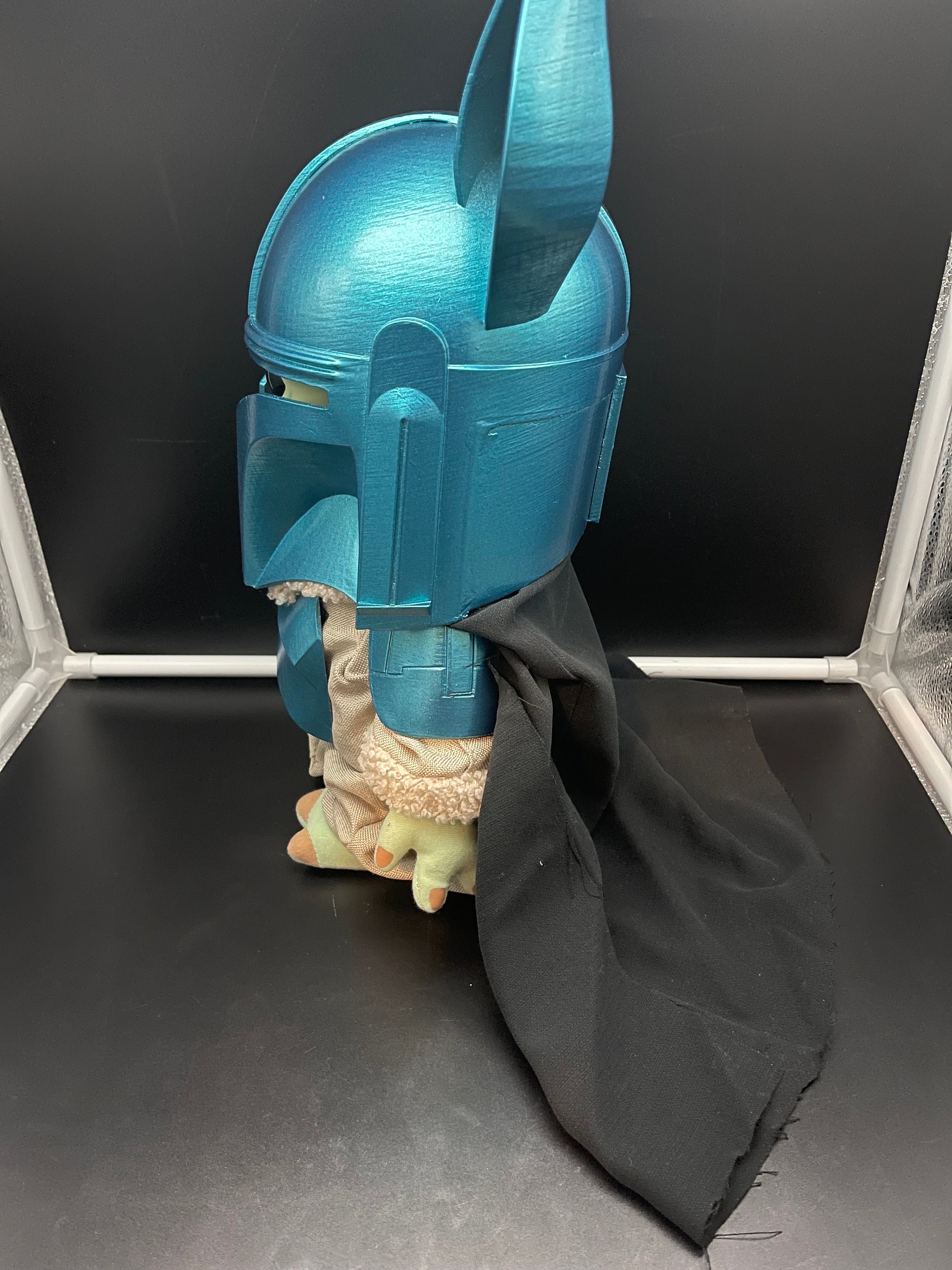 Armored Grogu Big Ears Turquoise - Etsy